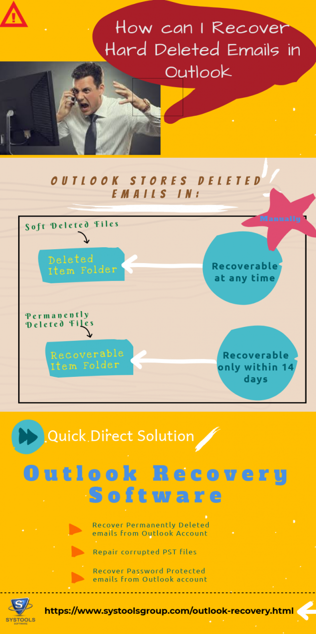 How to Recover Shift Deleted Emails from Outlook 2007, 2010, 2013, 2016