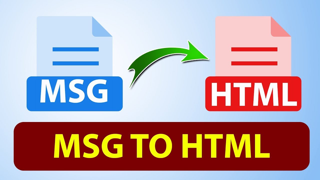 How Do I Save Outlook MSG To HTML Format With Formatting